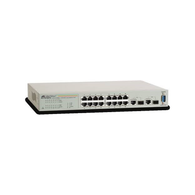 Allied Telesis- Switch WebSmart con 16 puertos 10/100/1000Base-Tx – Compulab,S.A.